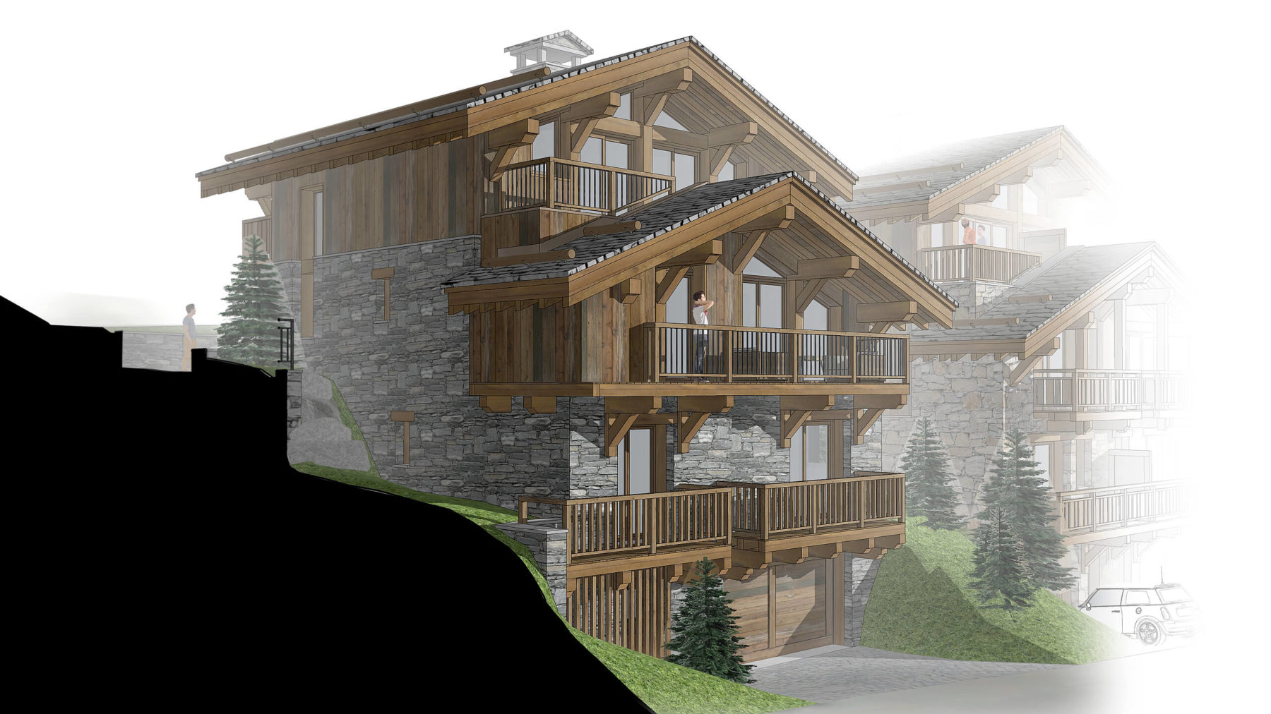 Luxury, individual chalet for sale in Saint Martin de Belleville - Les ...