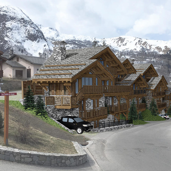 Luxury, individual chalet for sale in Saint Martin de Belleville - Les ...